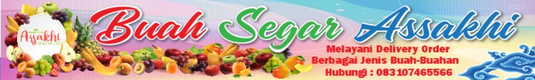 Spanduk Buah Segar | PDF