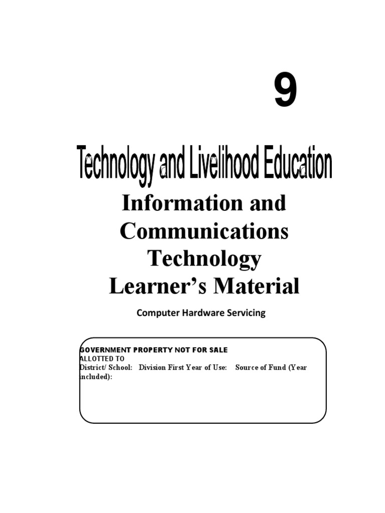 K 12 Module in Tle Ict Grade 9 All Gradings | PDF