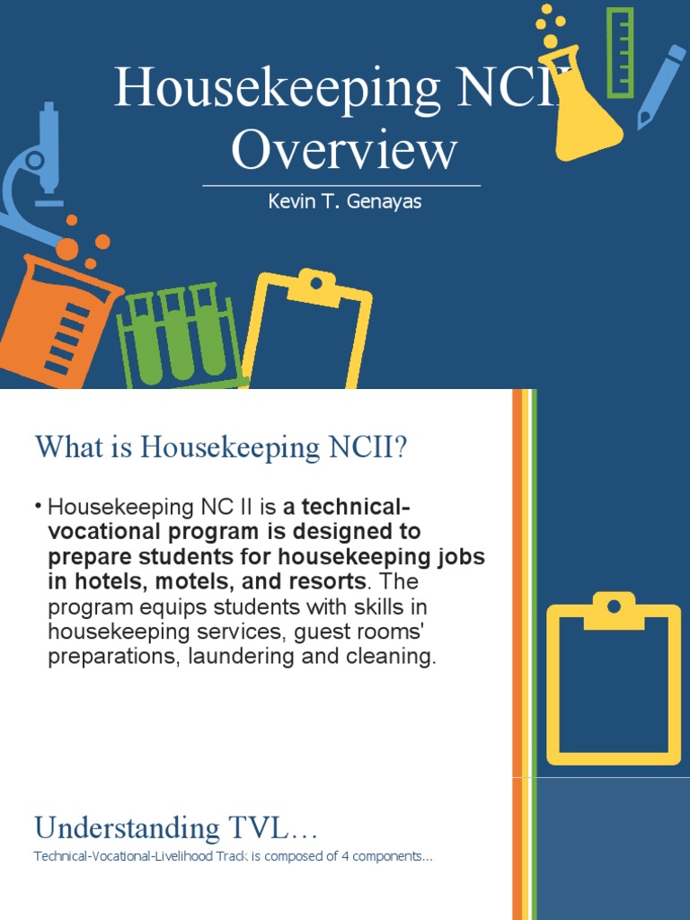 Housekeeping NCII Overview | PDF | Housekeeping