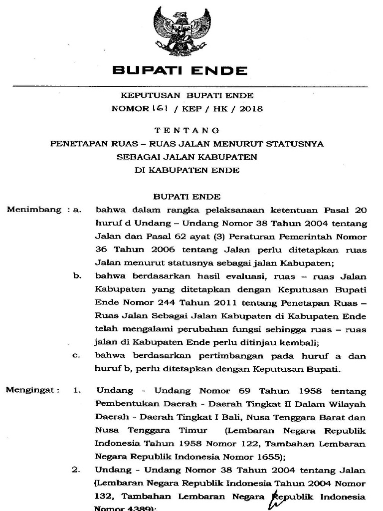 SK Jalan Kabupaten | PDF