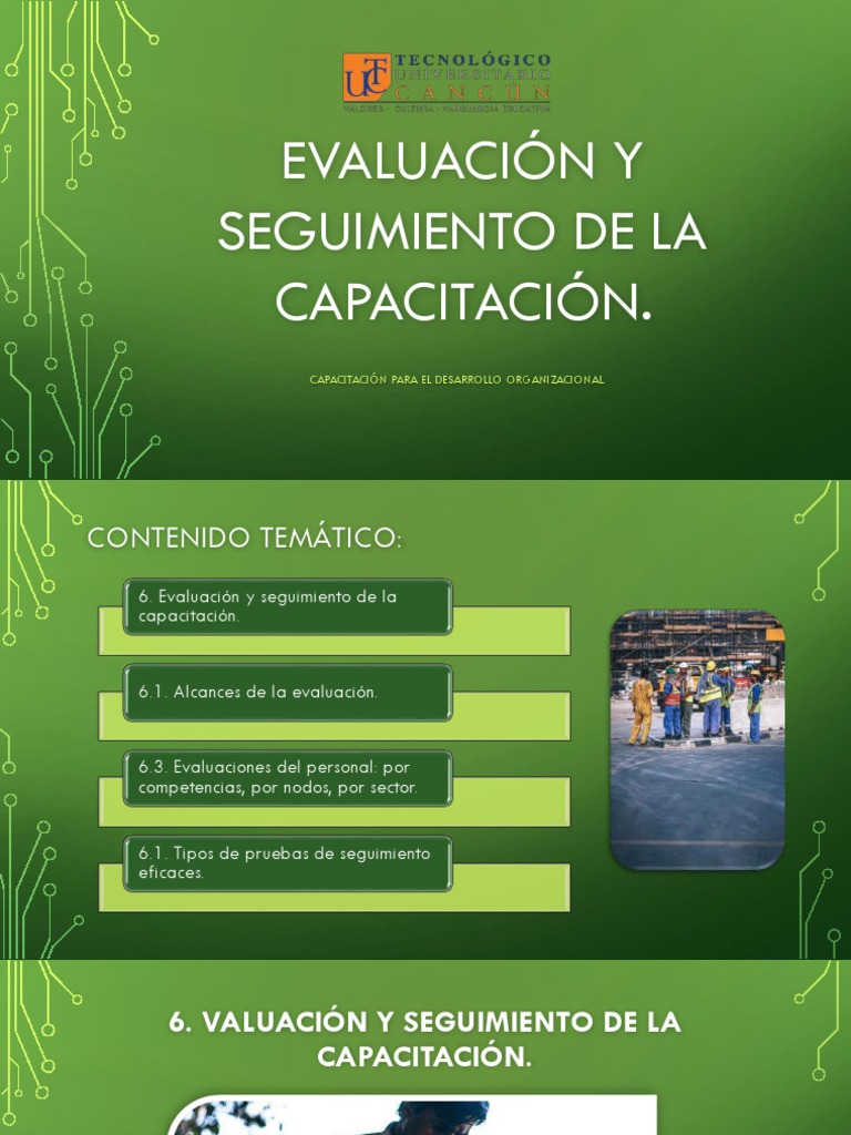 Evaluación y Seguimiento de La Capacitación-S6 | PDF | Evaluación | Gestión de recursos humanos