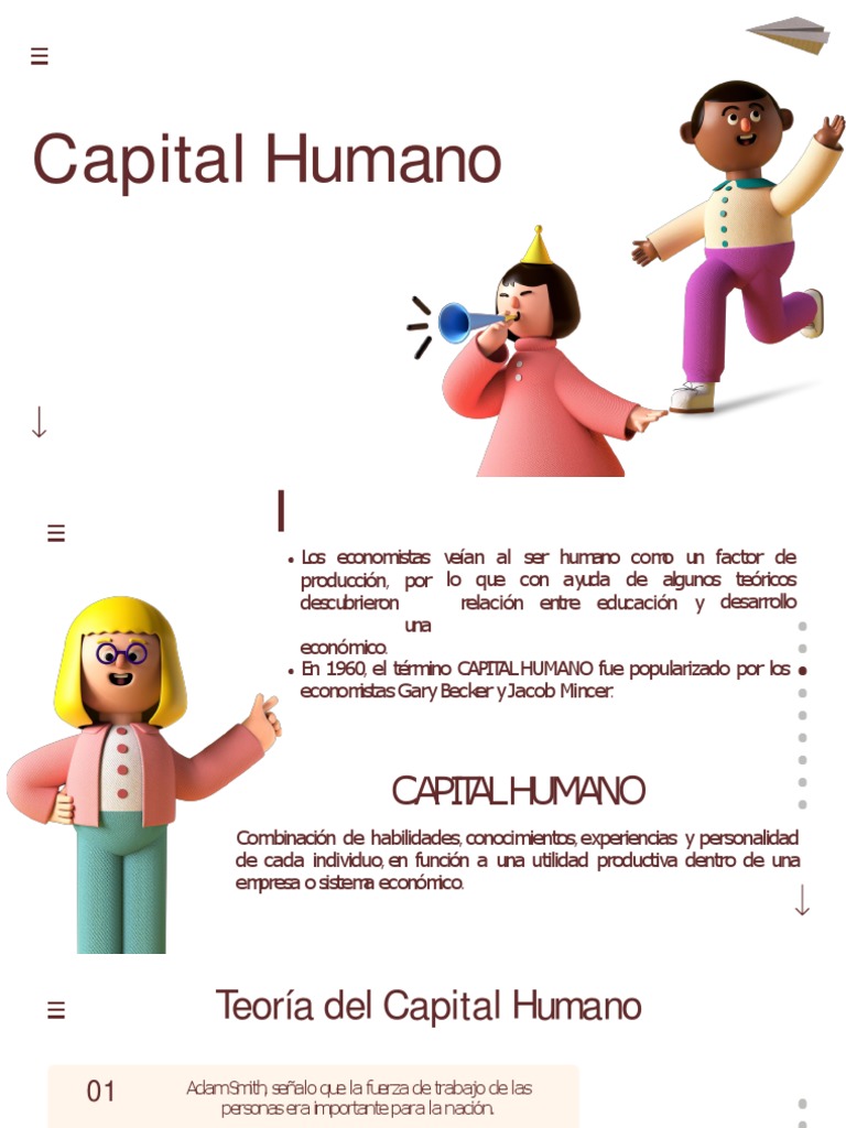 Teoría y Tipos de Capital Humano | PDF | Capital humano | Capital ...