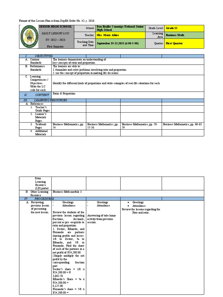 Understanding Ratios and Rates Through Real-World Examples | PDF ...
