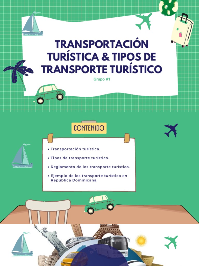 Transportación Turística y Tipos de Transporte Turístico | PDF