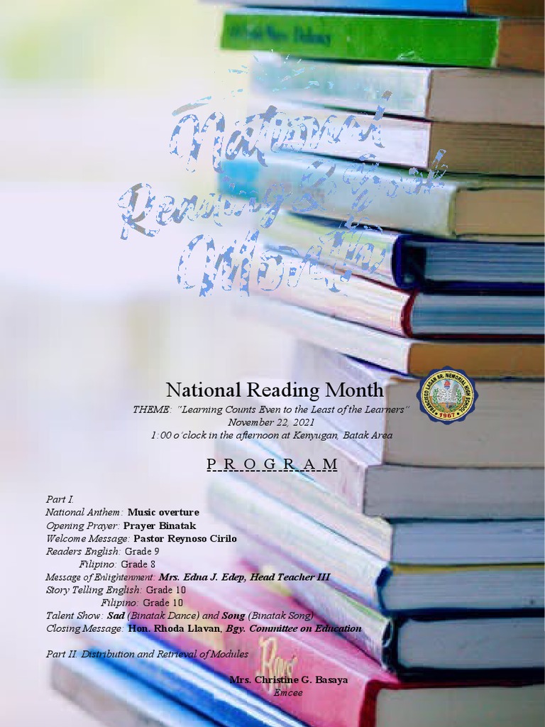 National Reading Month | PDF