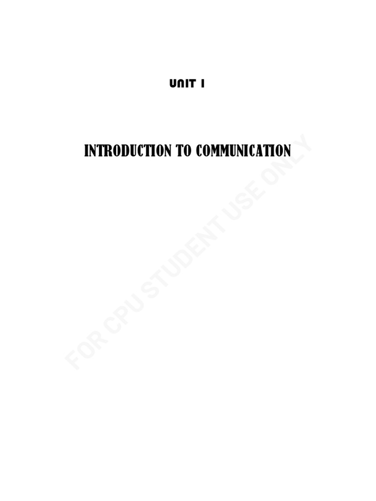 Purposive Communication Book | PDF | Communication | Nonverbal ...