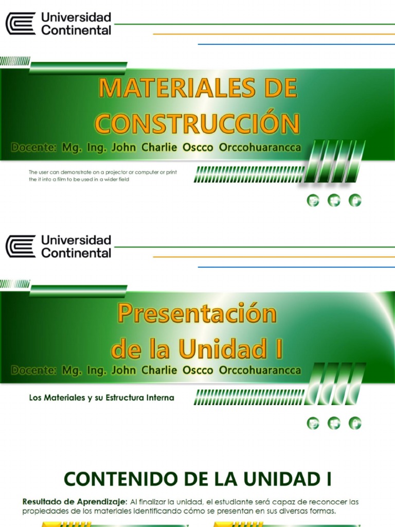 UC Materiales de Construcción S1 - La Ciencia e Ingeniería de Los ...