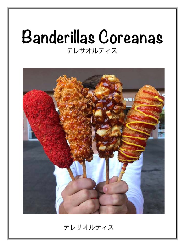 Recetario Banderillas Coreanas | PDF