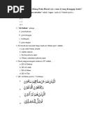 Blue Print Soal PAI-BTQ Mapsi 2024 - Kec | PDF