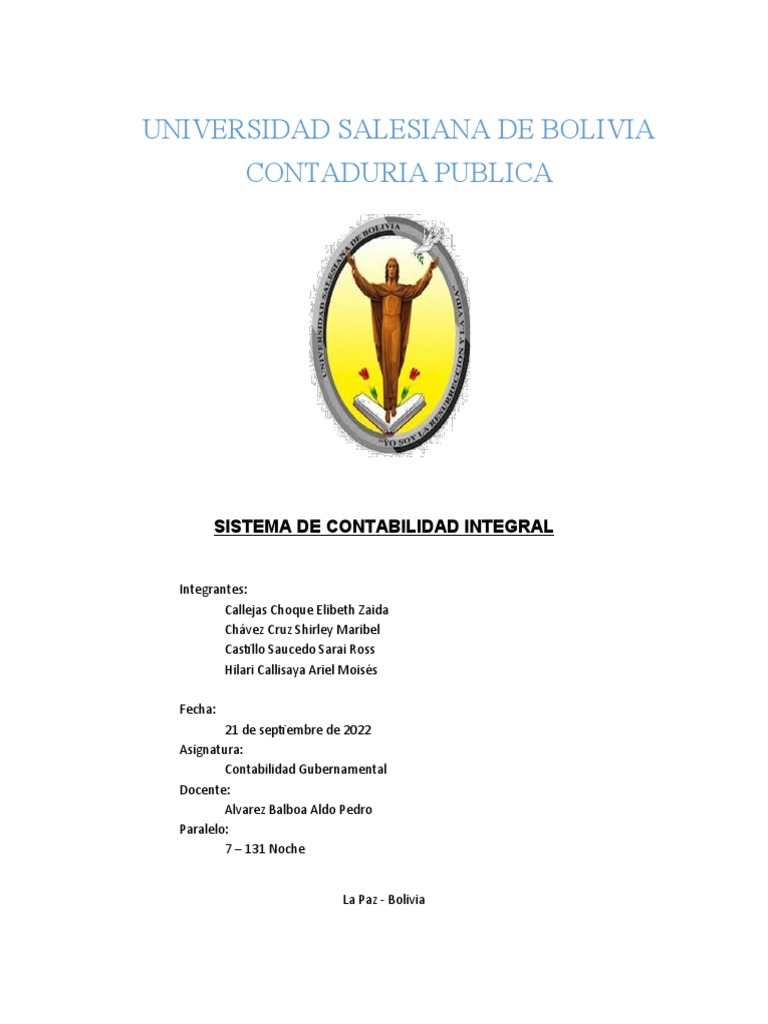 Sistema de Contabilidad Integral | PDF | Contabilidad | Devengo