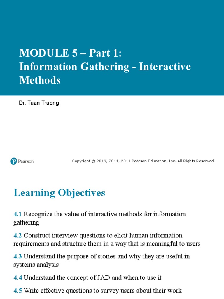 Module5 Part1 | PDF | Questionnaire | Interview