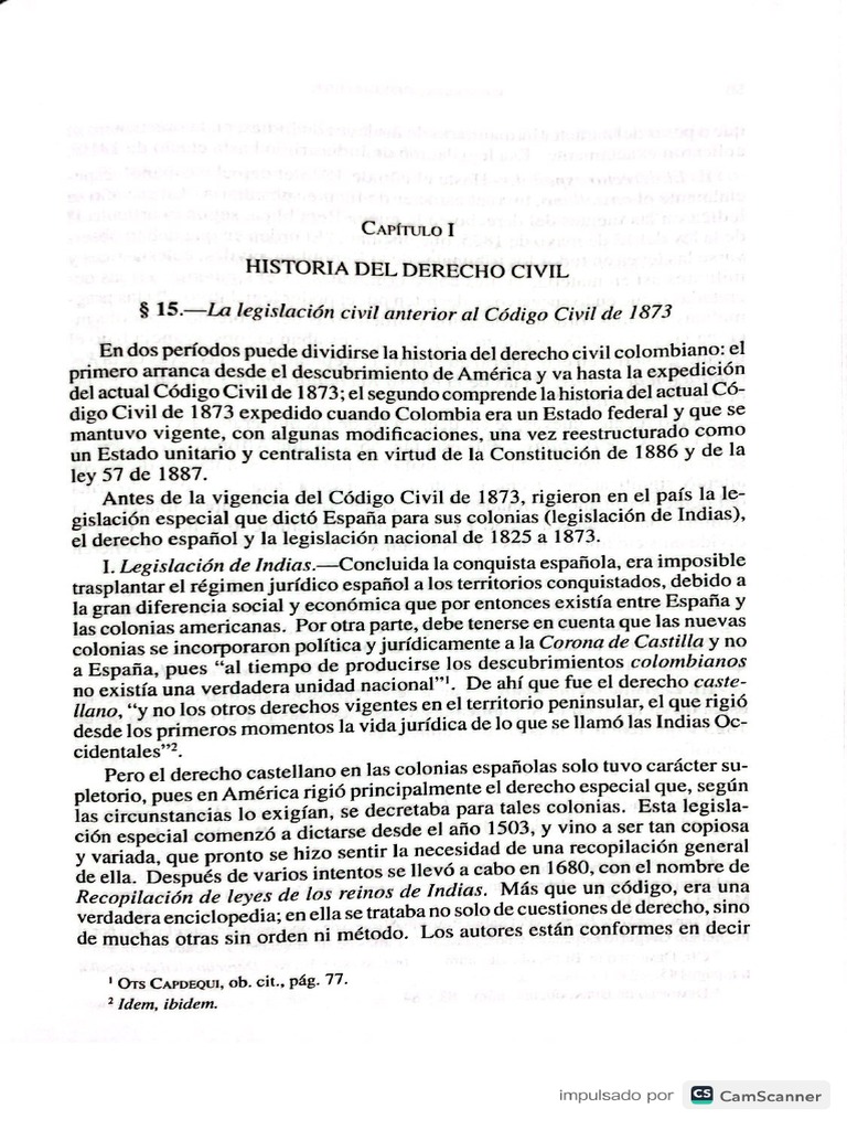 Historia del Derecho Civil y la estructura del código civil | PDF