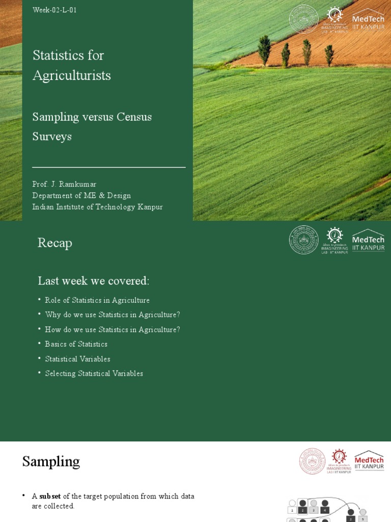 W2L1 - Sampling Vs Census | PDF | Computers