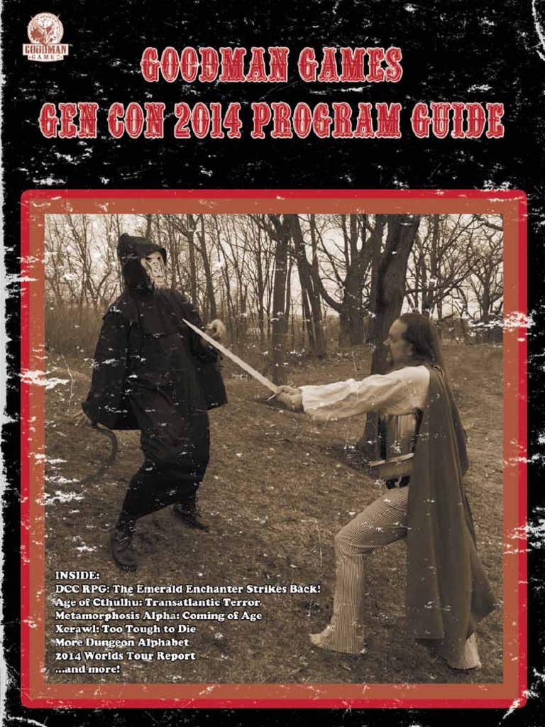 DCC - GMGC14 - Gen Con 2014 - Program Guide | PDF
