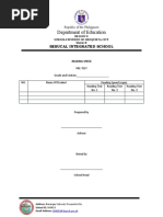 Accomplishment Report On The Implementation of Modular Learning | PDF ...