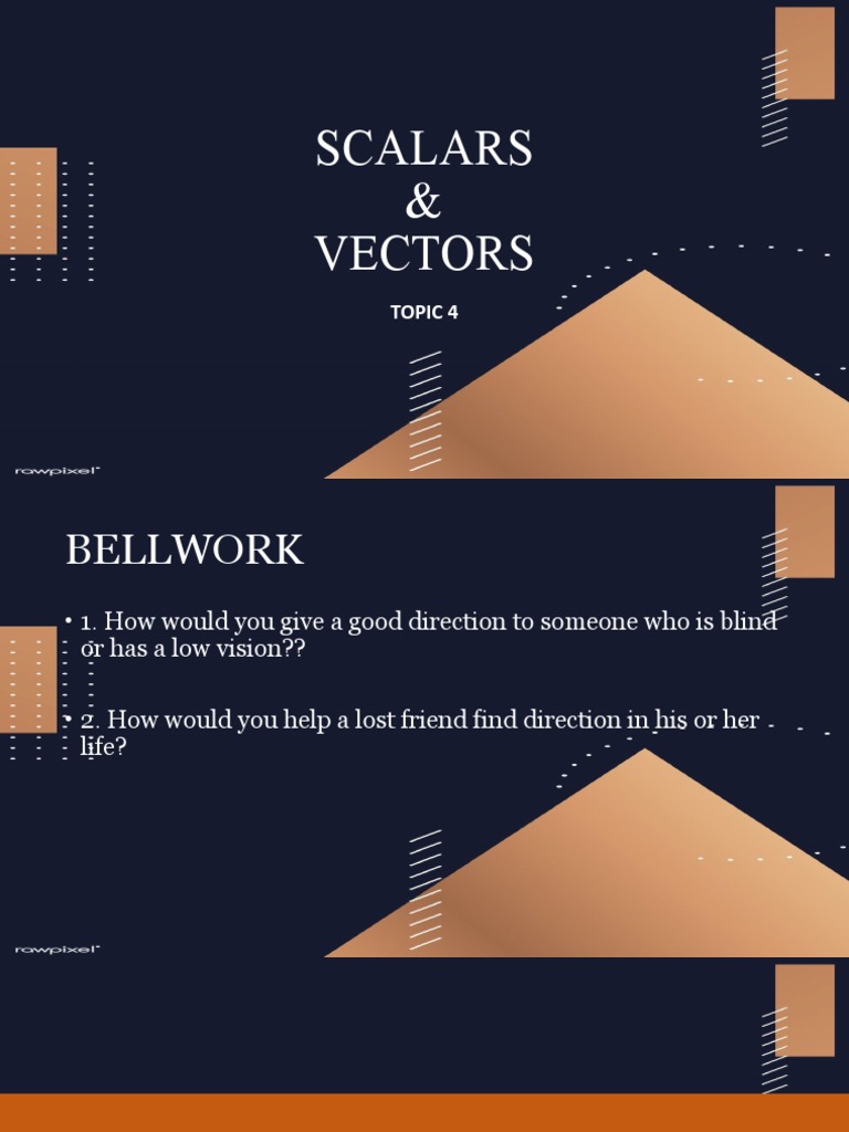 Scalar Vector Pdf Euclidean Vector Trigonometry