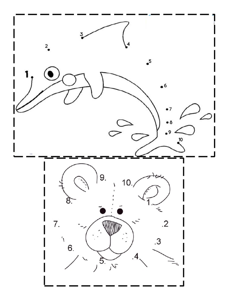 Animales para Unir Por Número | PDF