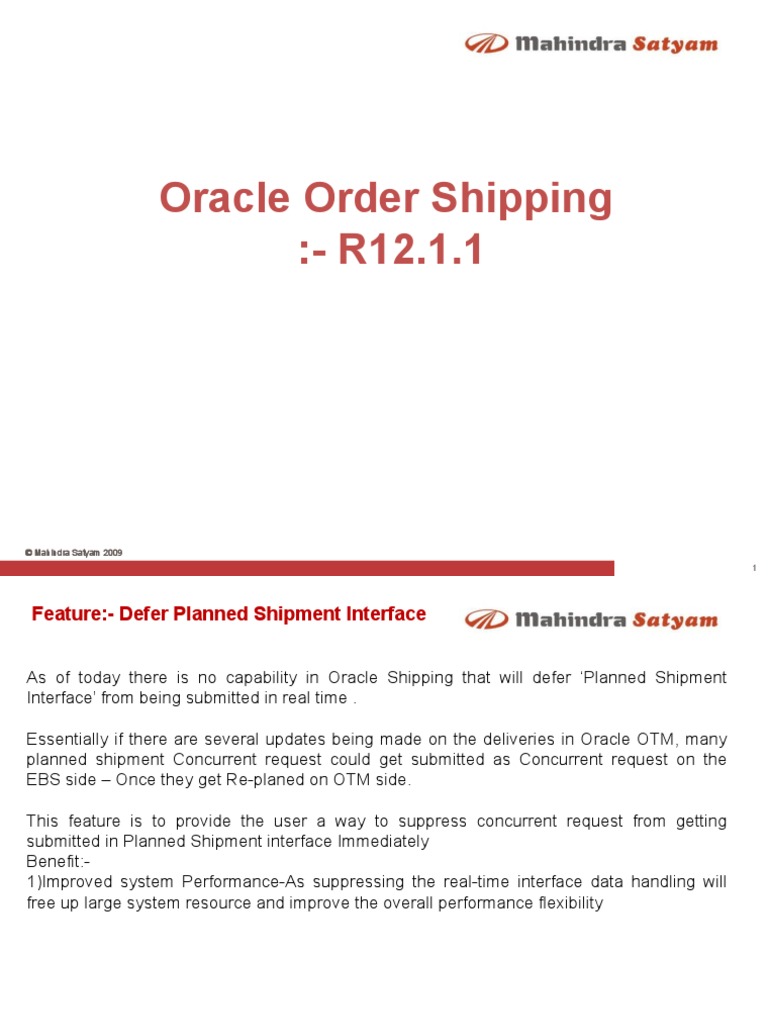 R12.1.1 Oracle Shipping PO | PDF | Procurement | Computer Engineering