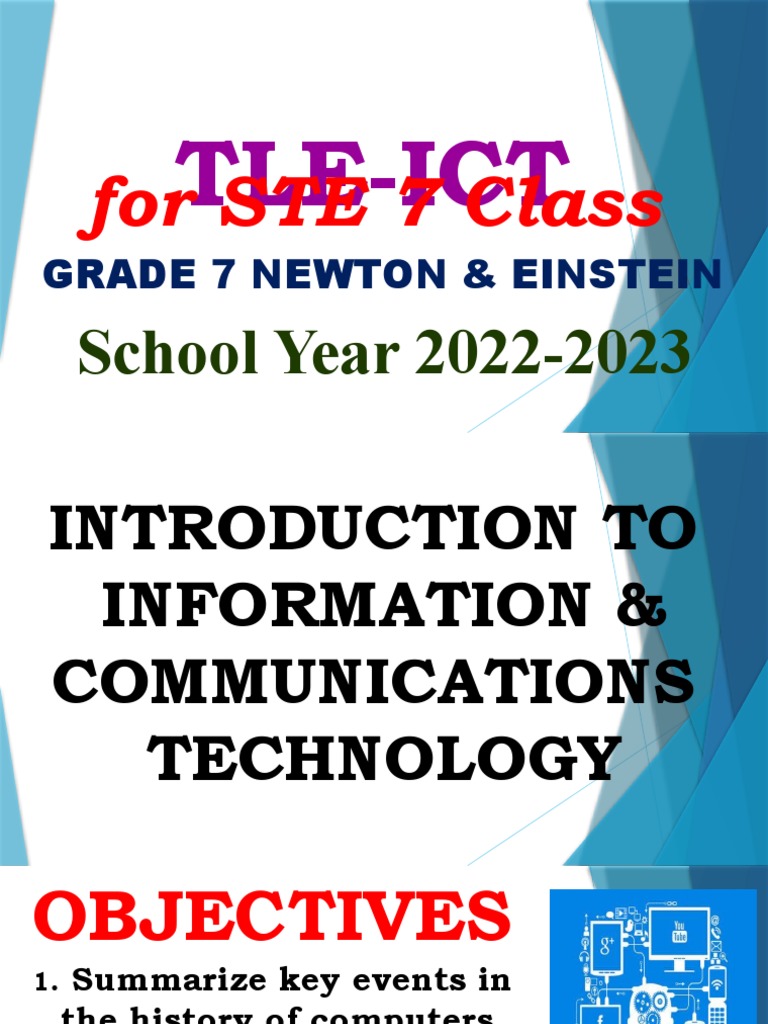 Evolution of ICT: Grade 7 Guide | PDF | Integrated Circuit ...