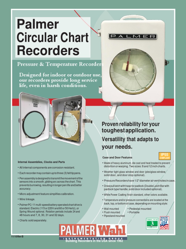Palmer Wahl Chart Recorder Catalog | PDF | Pipe (Fluid Conveyance) | Door