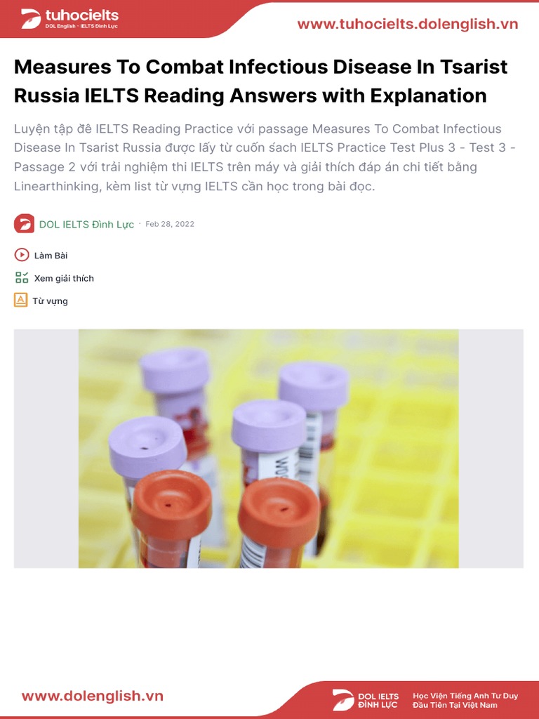 Infectious Disease Measures in Tsarist Russia | PDF | Epidemics ...