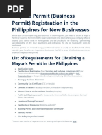Business Permit Renewal Guide 2023 | PDF | Metro Manila | Business