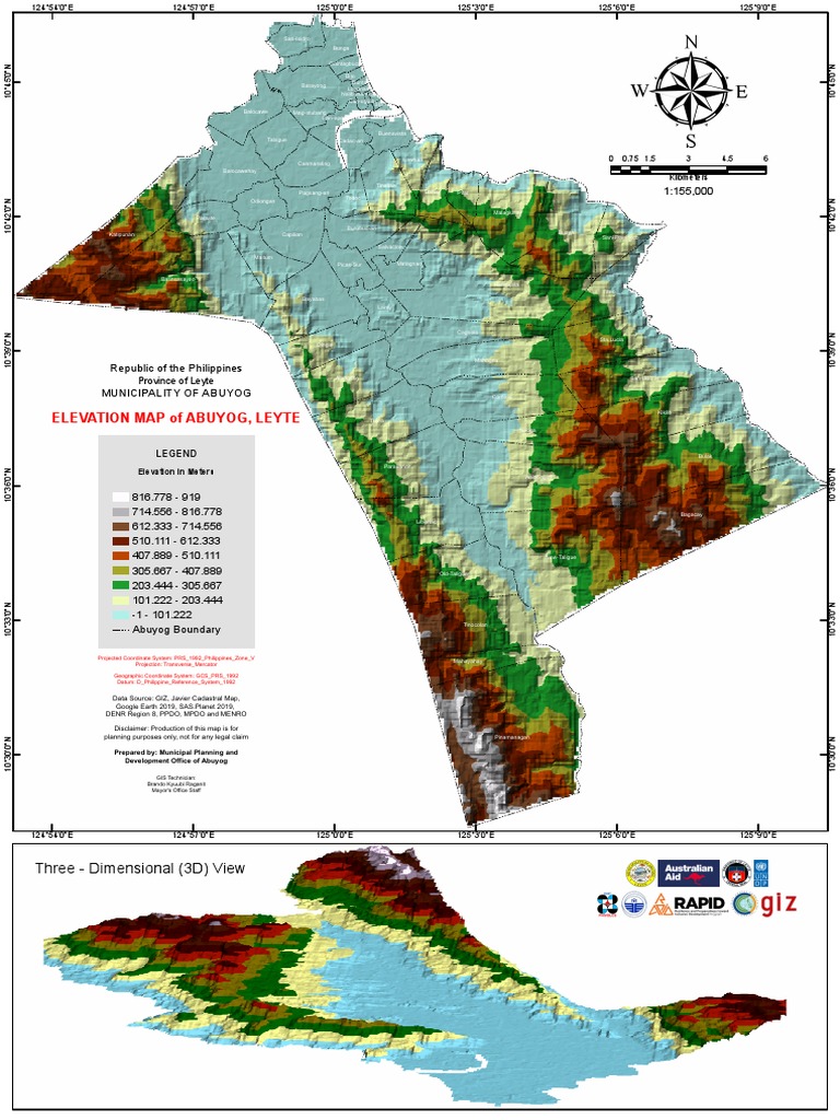 Abuyog Elevation | PDF | Physical Sciences | Geographic Data And ...