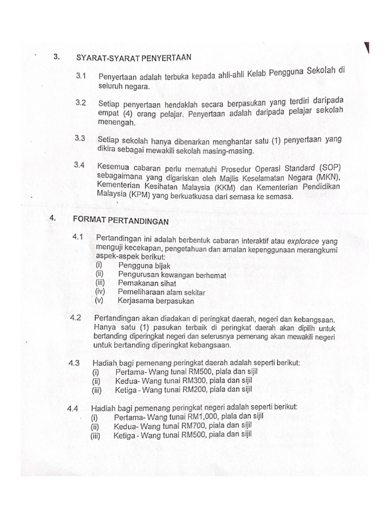 Syarat-Syarat Penyertaan | PDF