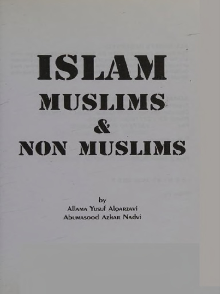 Islam Muslims Non Muslims | PDF | Prophets And Messengers In Islam | Sindh