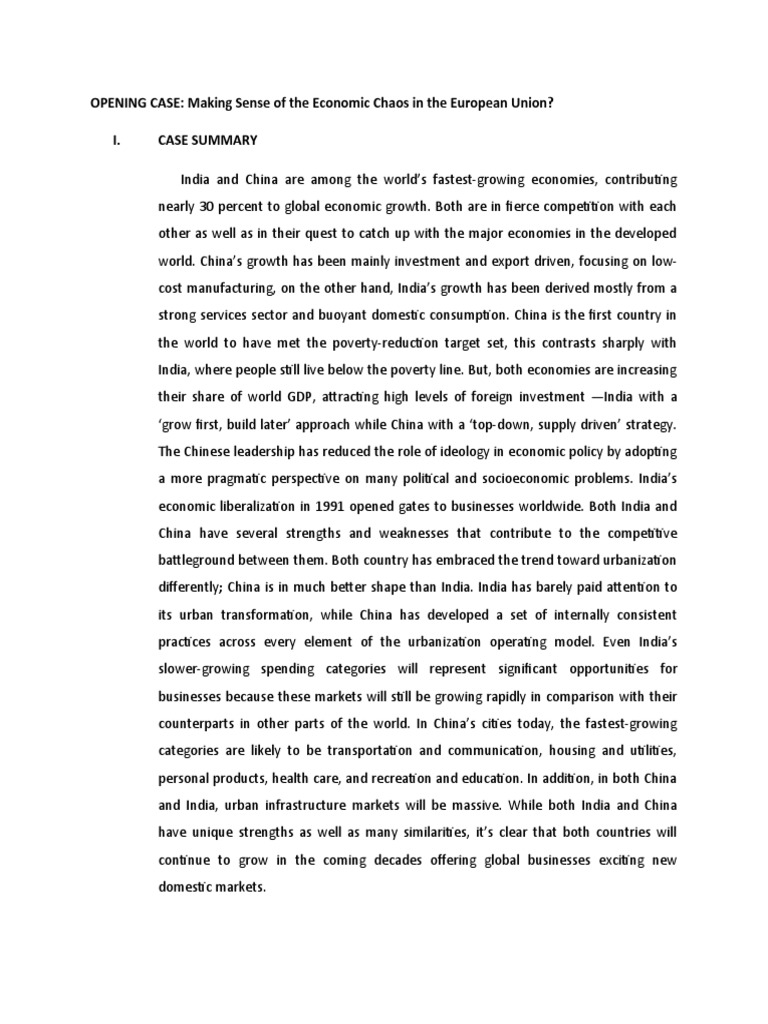 European Union Case Study | PDF