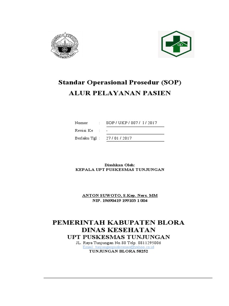 SOP Alur Pelayanan Pasien | PDF