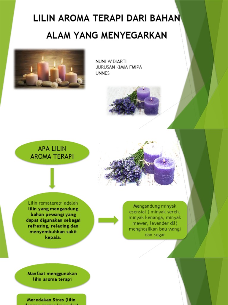 Cara Membuat Lilin Aroma Terapi Alami | PDF