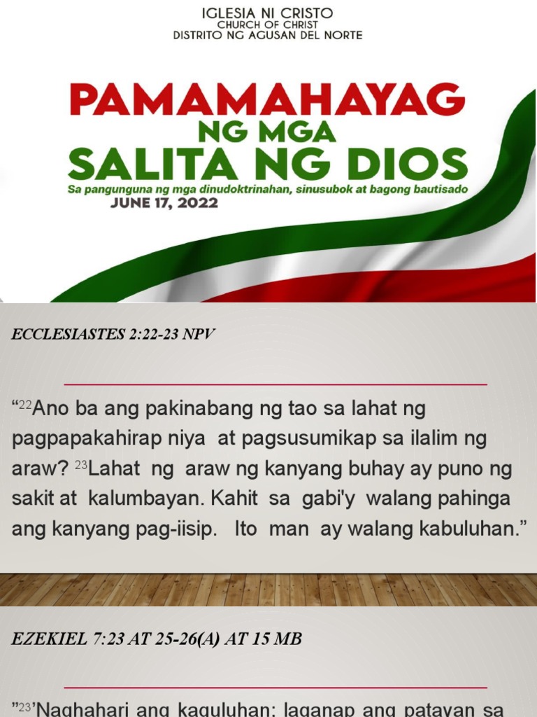 Ang Tanging Maasahan NG Tao Sa Kasawian Sinapit Niya Sa Mundo Verse | PDF