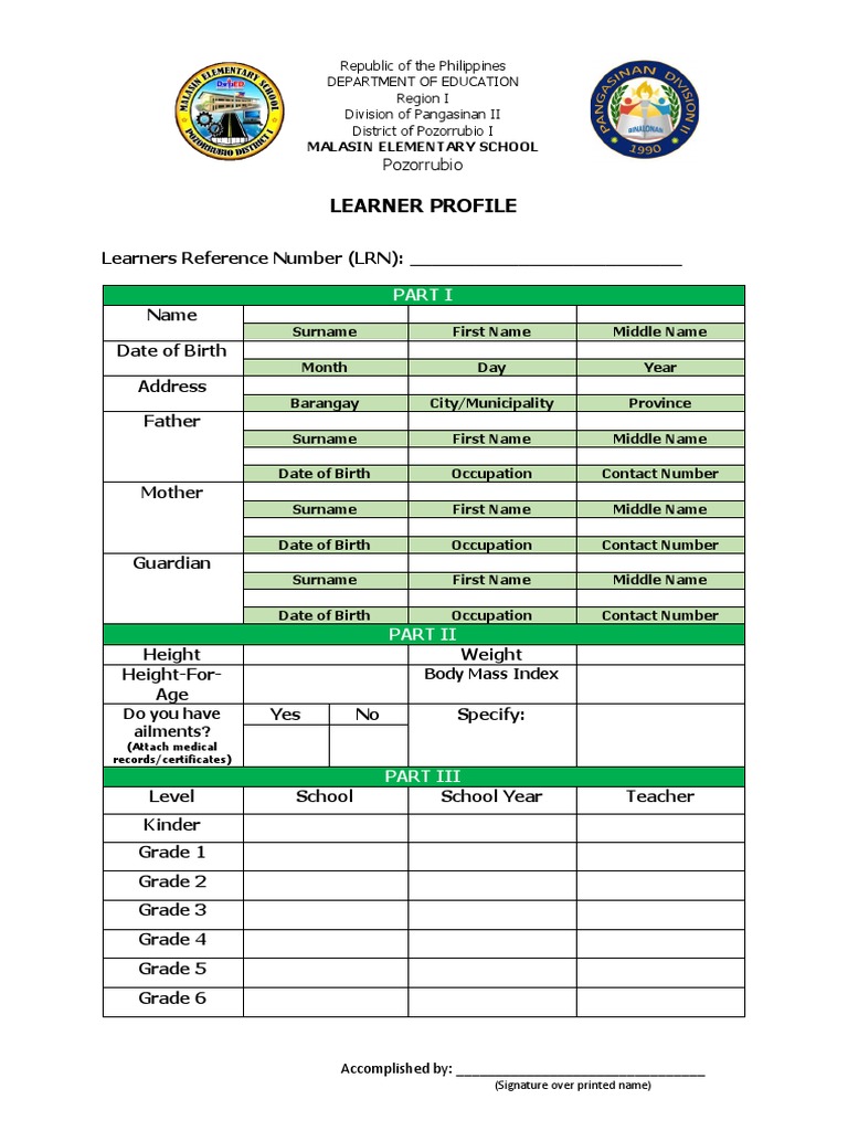 learner profile | PDF