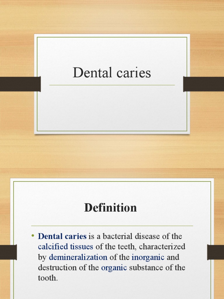 Dental Caries | PDF | Tooth Enamel | Mouth