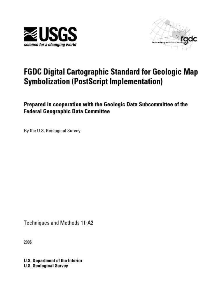 Geological Map Symbol | PDF | United States Geological Survey | Cartography
