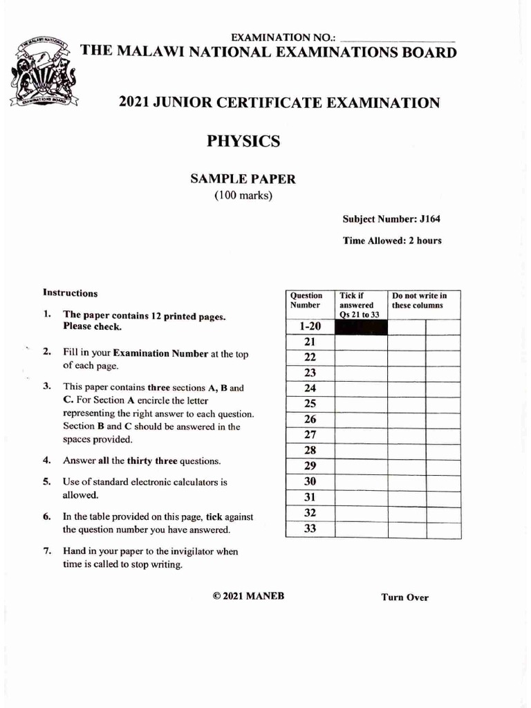 All Jce Sample Papers 2021 | PDF