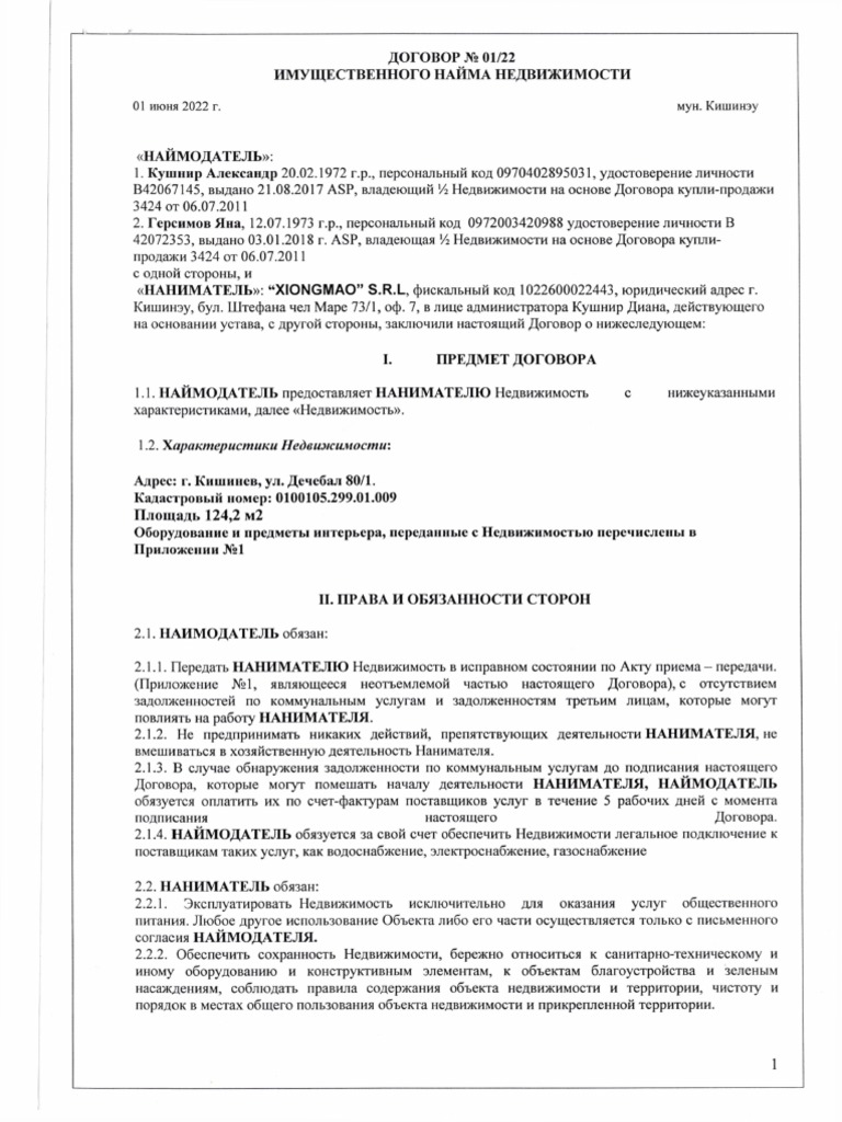 Contract Decebal | PDF