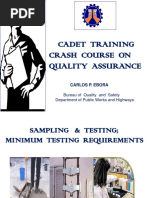 Summary of DPWH Standard Specs and Min Test Requirment | PDF | Asphalt ...