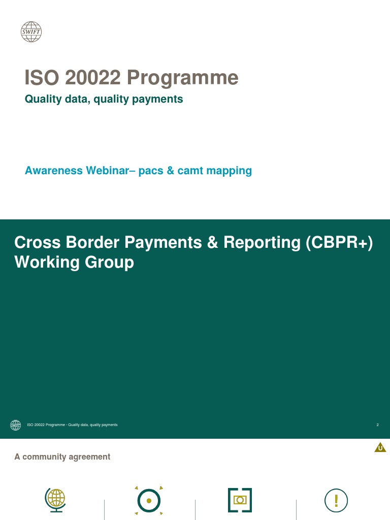 Swift Iso20022 Pacs Camt Message Mapping 2020 Slides En03 | PDF ...