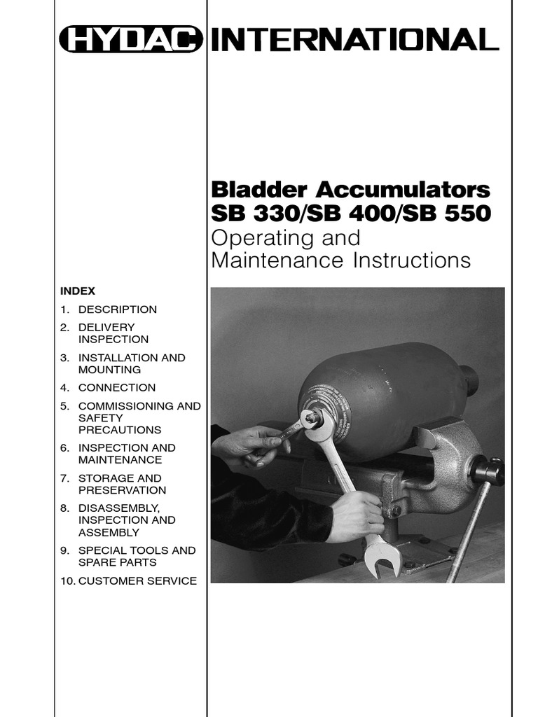 Bladder Accumulators Pdf Valve Nut Hardware