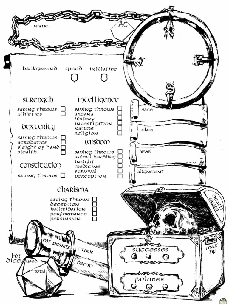 Rogue Character Sheet | PDF