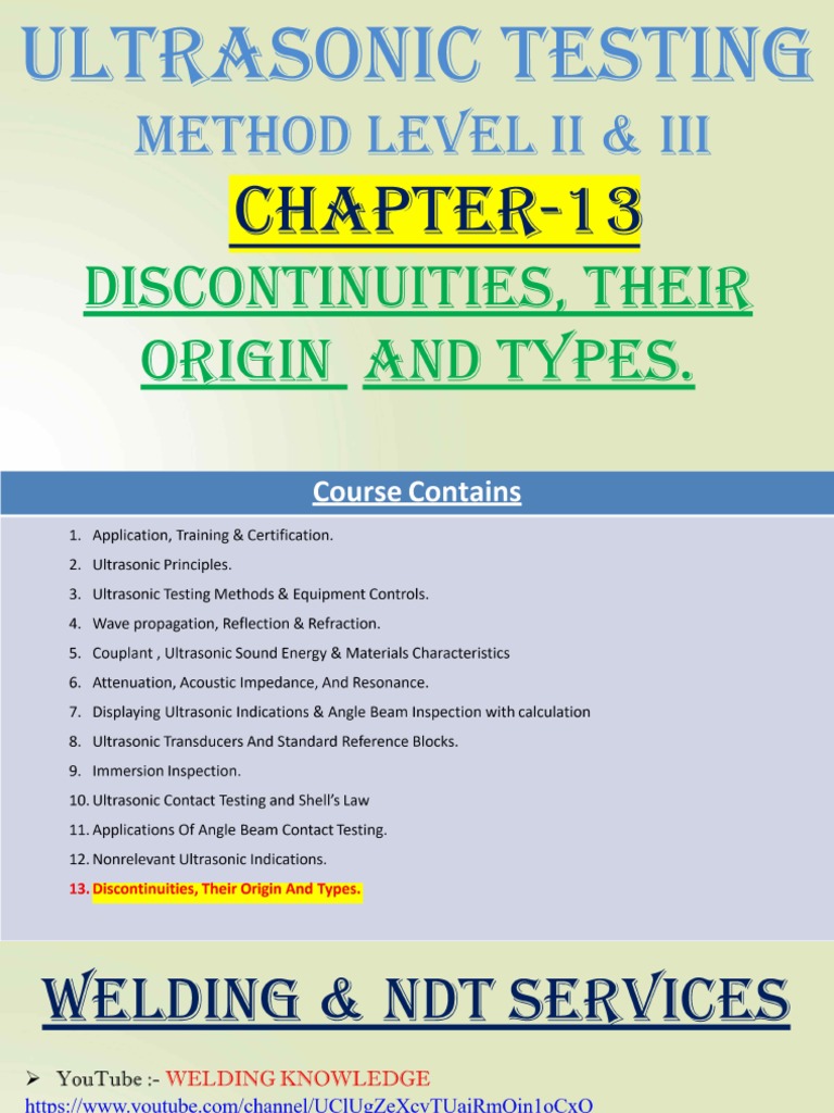 Ut 13 Discontinuities, Their Origin and Types. | PDF