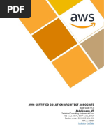 Aws Solution Architect Associate Guide | PDF | Amazon Web Services | Cloud Computing