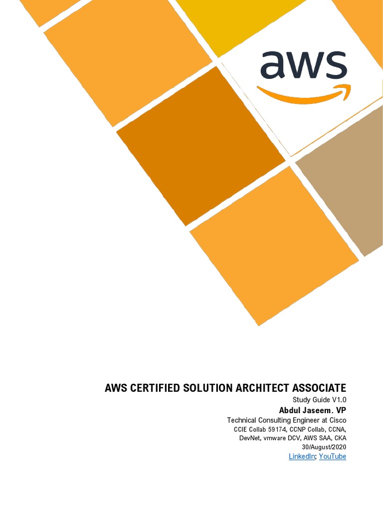 AWS Certified Solution Architect Associate Study Guide V1.0 Abdul ...