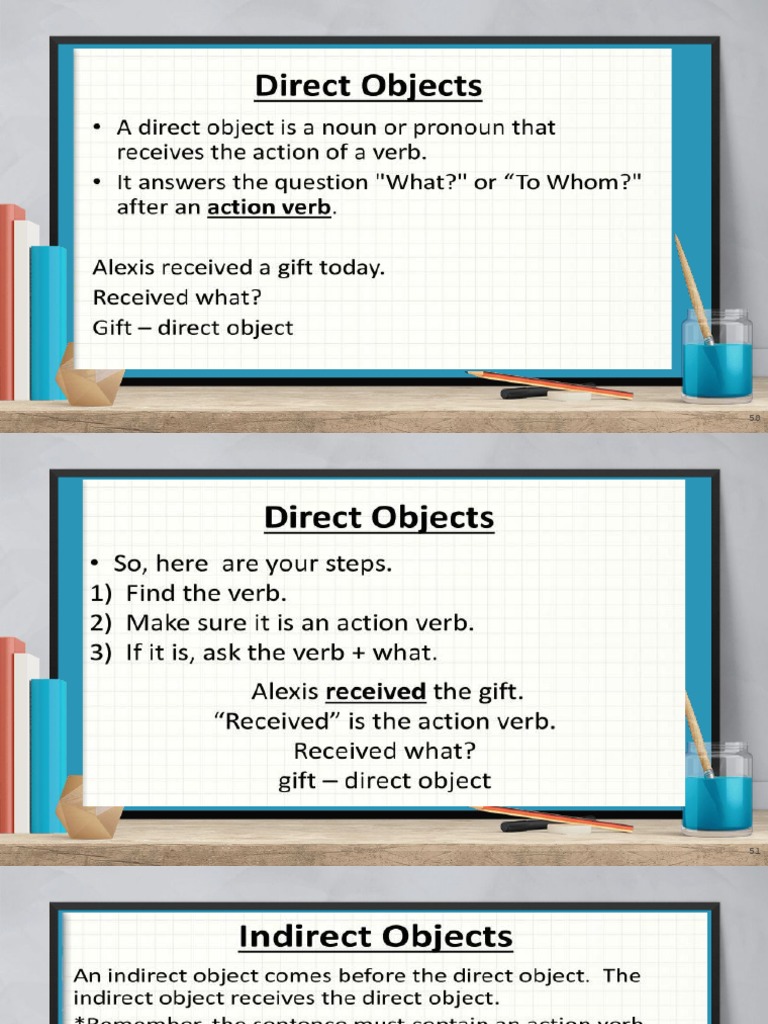 Direct and Indirect Objects | PDF