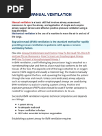 BVM Ventilation Guidelines for Children | PDF | Medicine | Respiration