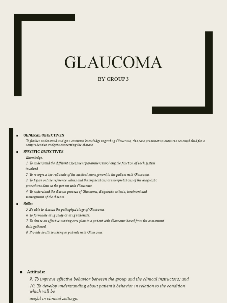 GLAUCOMA | PDF