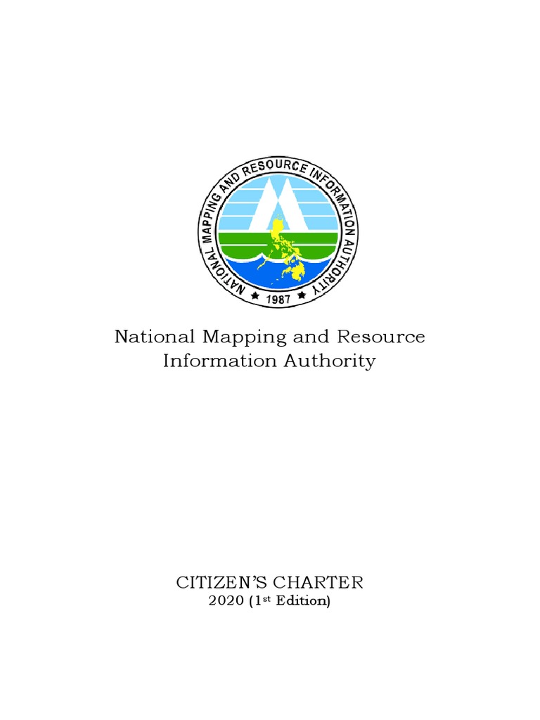 NAMRIA Citizen's Charter 2020 Guide | PDF | Geographic Information ...
