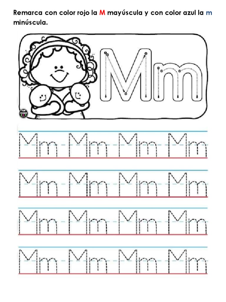 Actividades Letra M Primer Grado Pdf